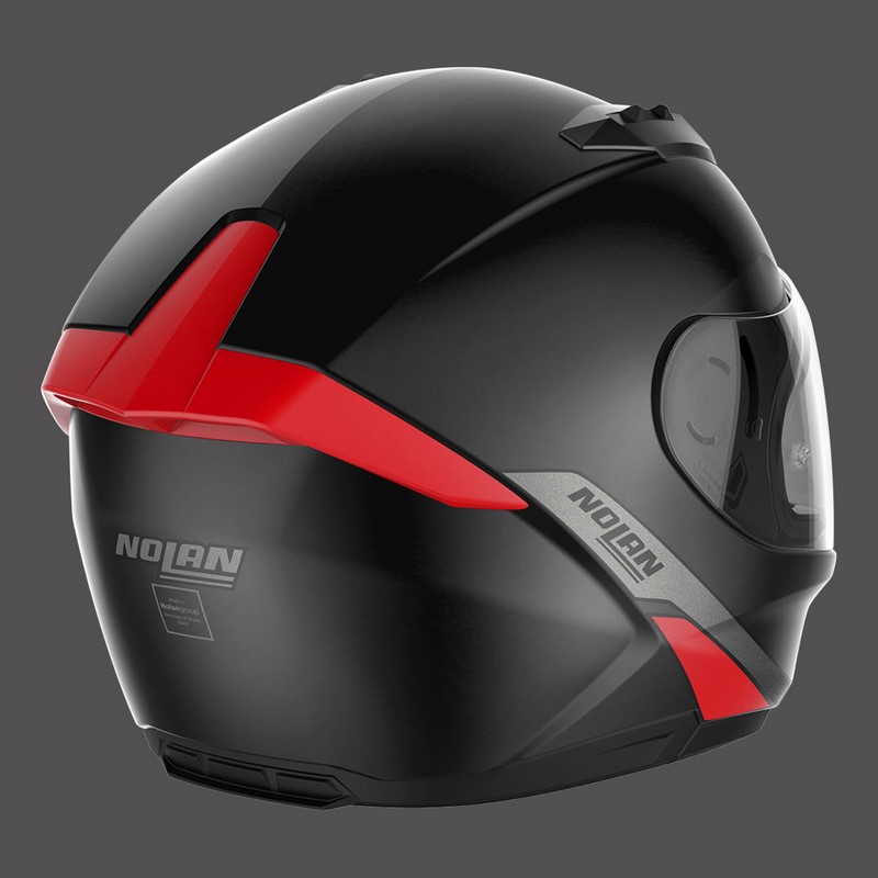Nolan Full Face Helmet N60.6 Staple N-com Red Black Matt, XXS ...