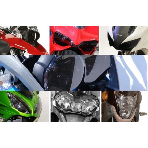 Powerbronze Headlight Protectors, DARK TINT for KAWASAKI ,ZXR400L | 440 ...