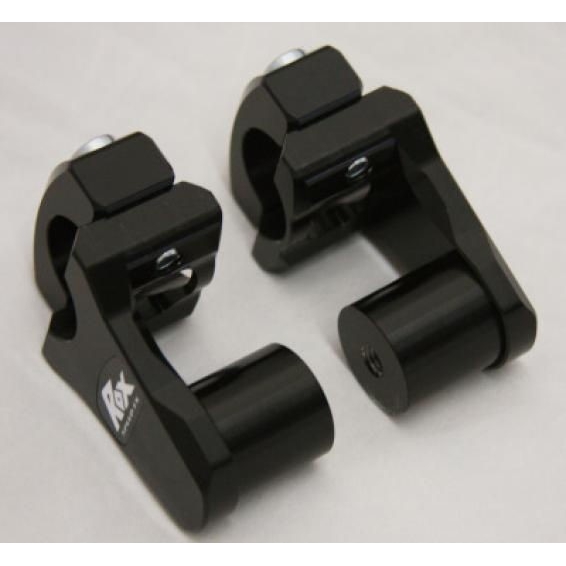 Altrider ROX 2" Pivoting Bar Risers for 1-1/8" Handlebar - Black | RO02 ...