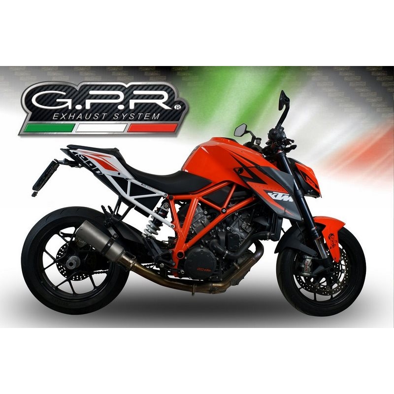 GPR Original For Ktm Superduke 1290 R 2014/16 E3 Homologated Slip-On ...